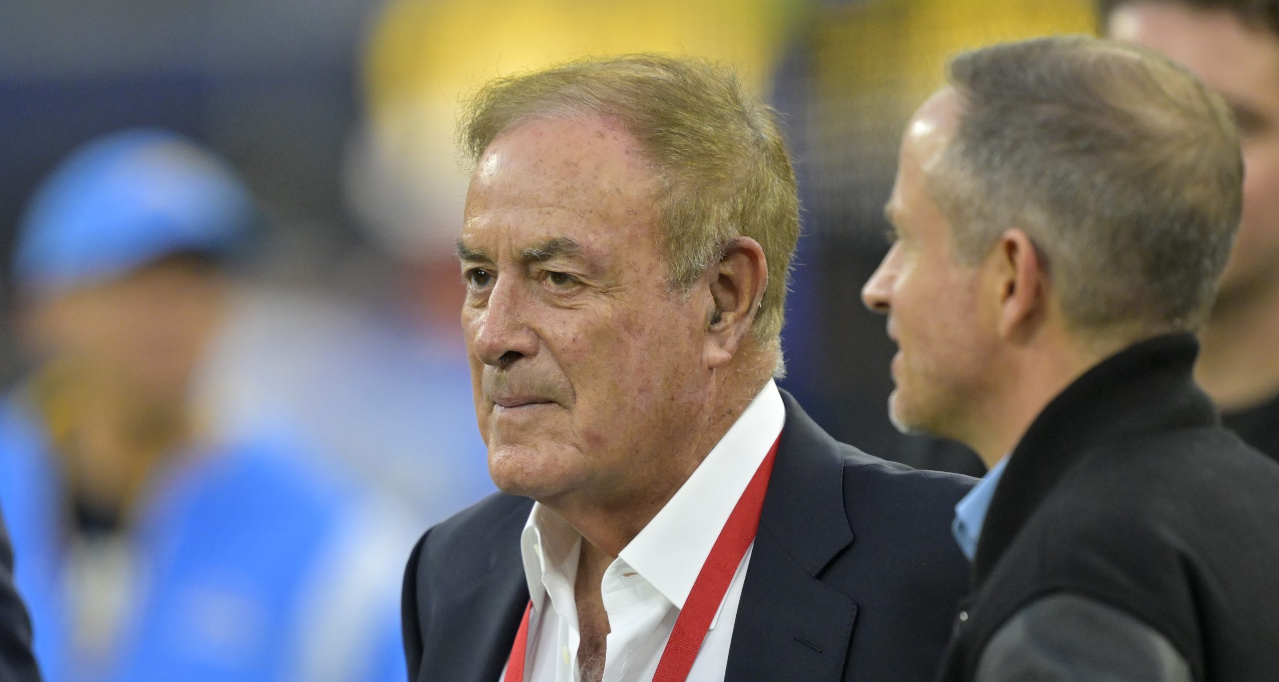 Al Michaels makes ill-timed joke
