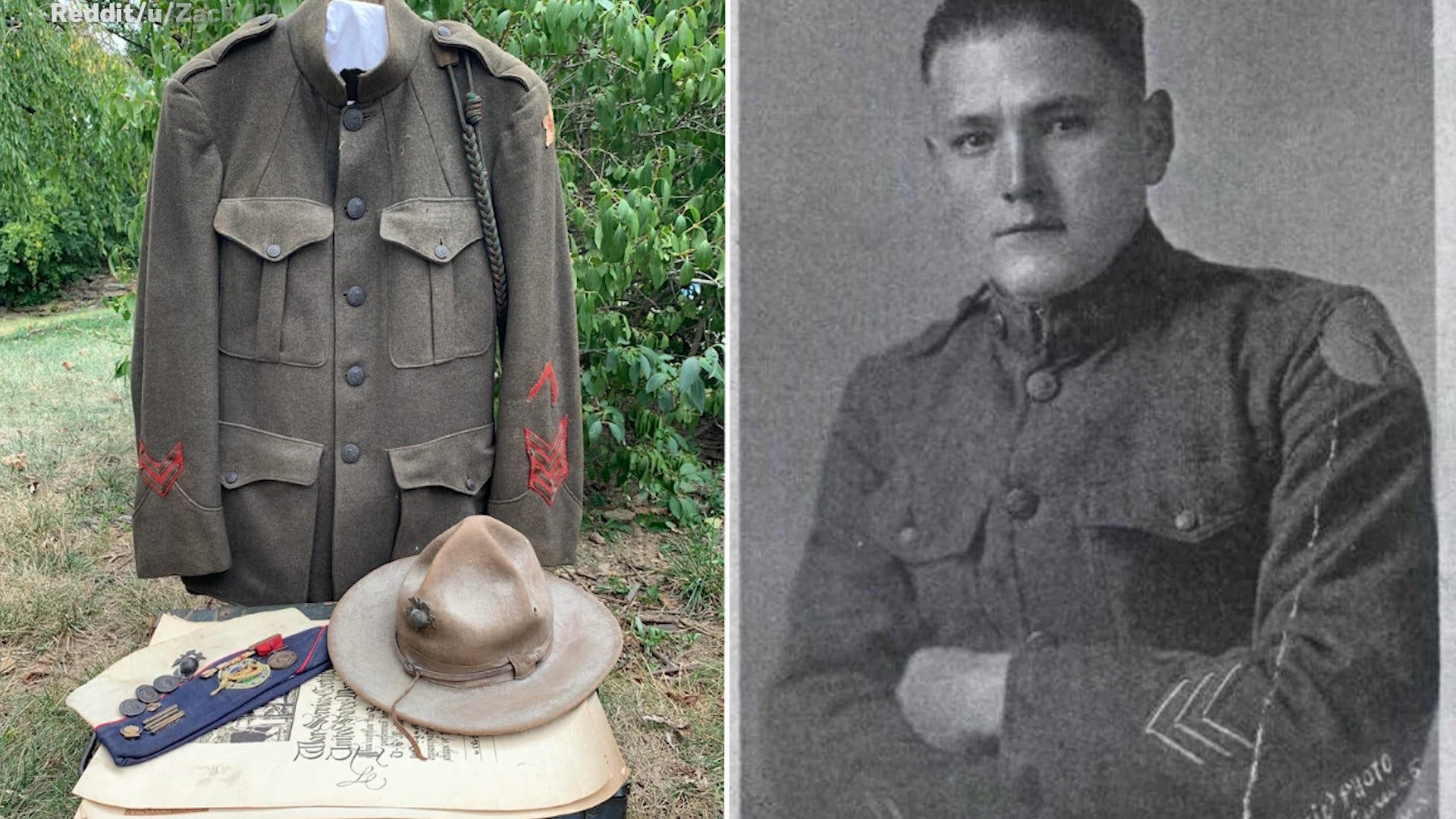 Man At Yard Sale Buys WWI Uniform-Then Discovers Remarkable Story Behind It