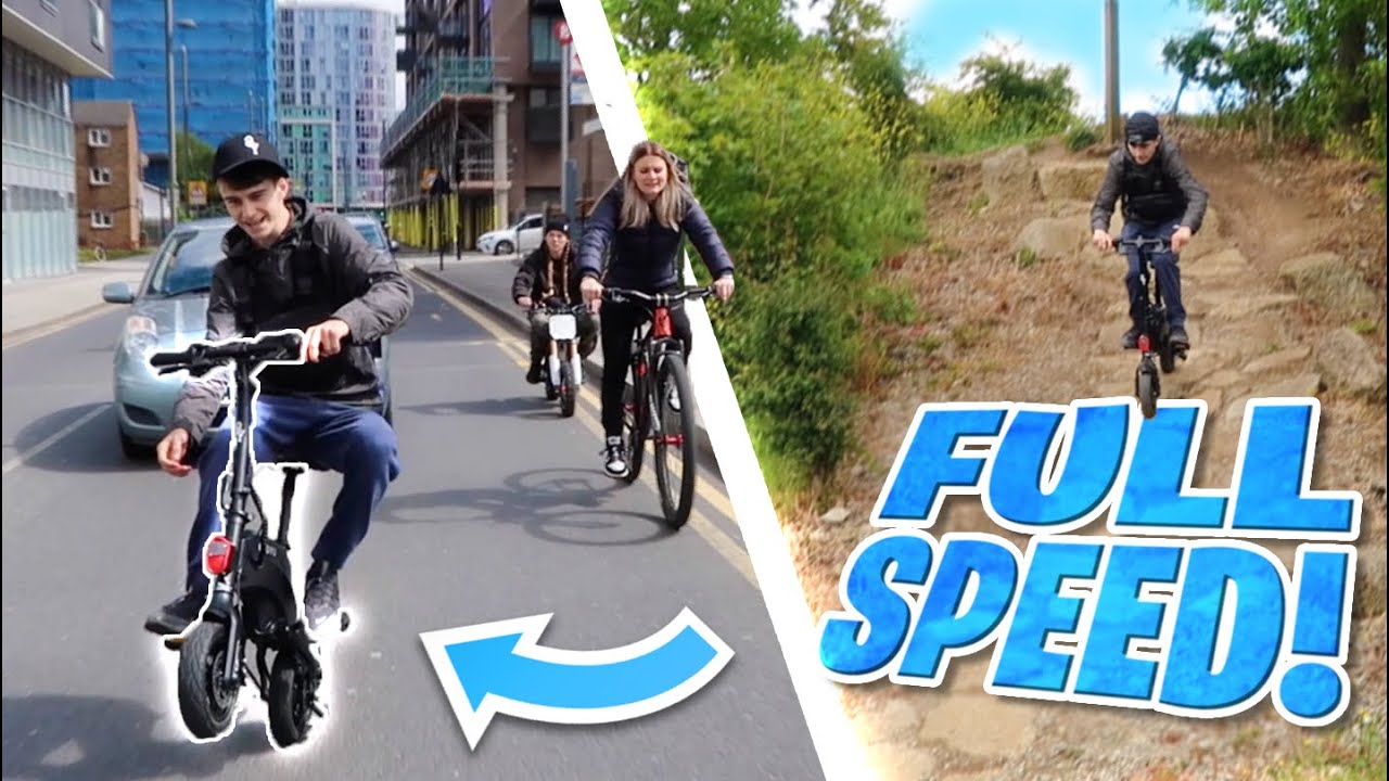 Little Harry performs insane mini bike wheelies on a DYU S2