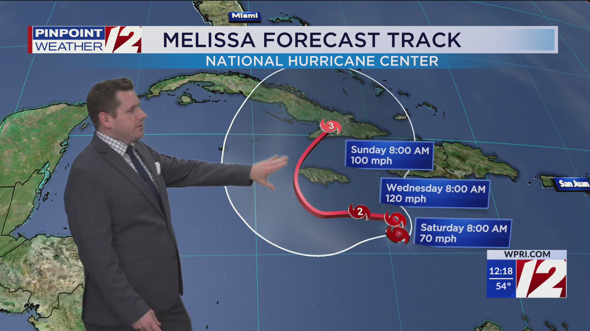 WPRI 12 Weather Forecast 10/24/25: Much Cooler This Weekend; Unsettled ...
