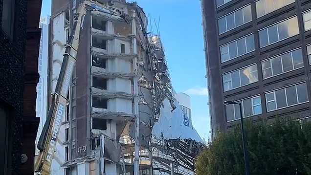 Footage shows extent of damage after building collapses during ...