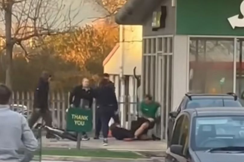 Staff members injured after being attacked outside Subway