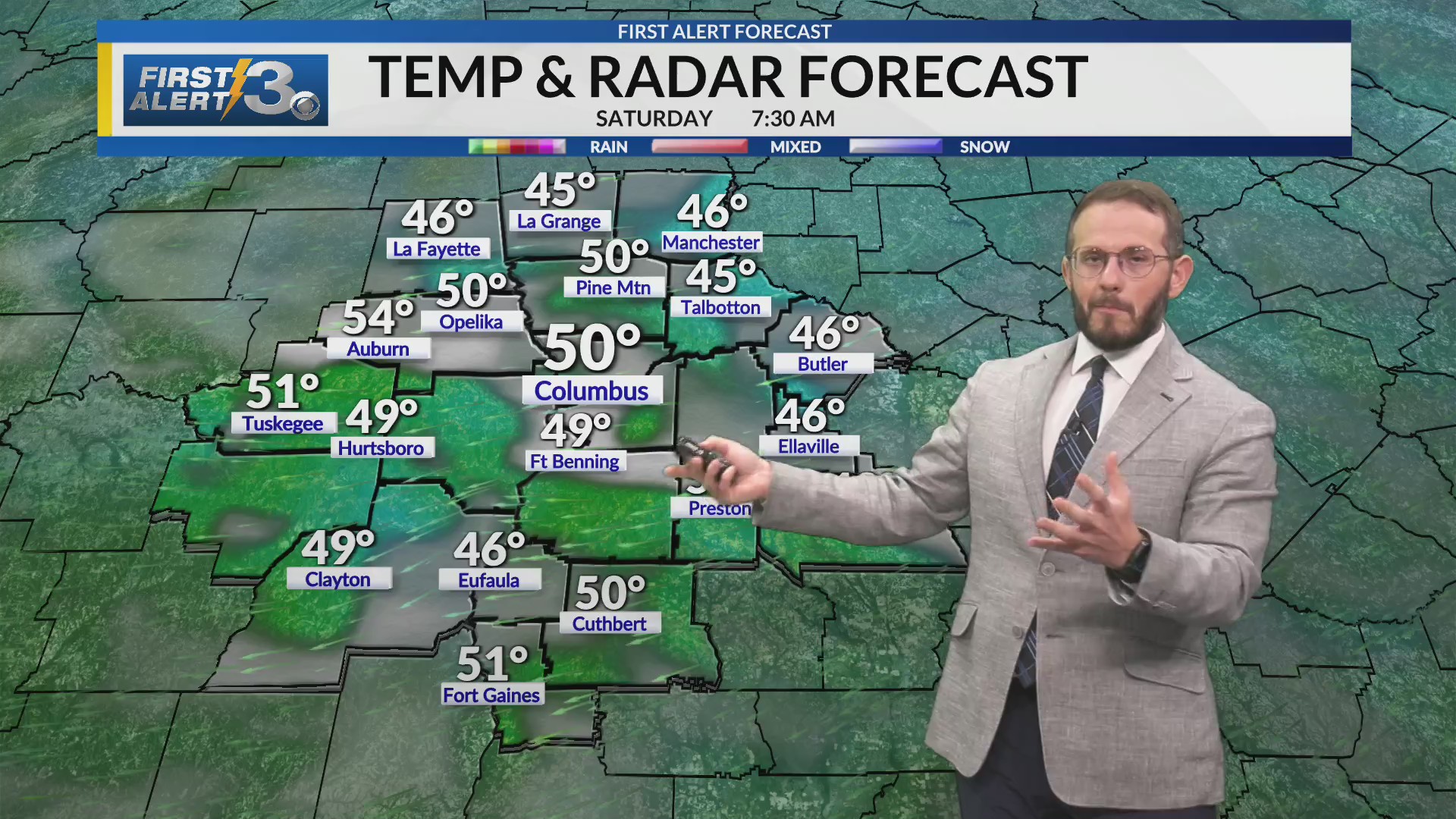 Midday Friday Weather Update