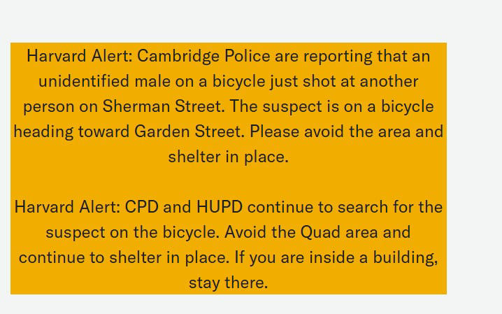 Reported shooting in Cambridge prompts shelter-in-place order at ...