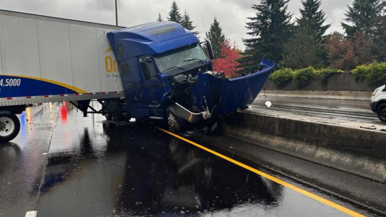 I 5 South Reopens After Semi Truck Crash In Olympia