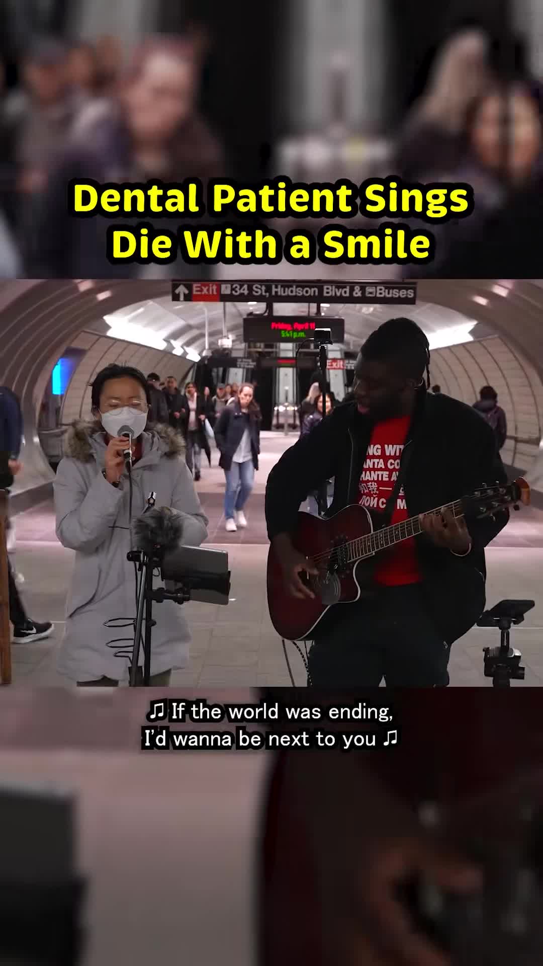 Capping my NYC trip with an acoustic jam!