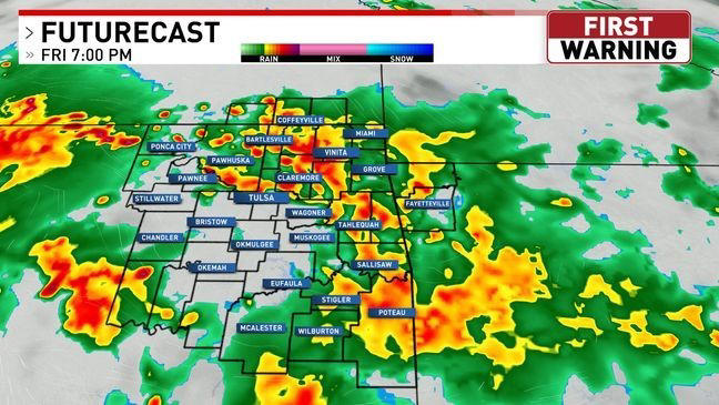 Heavy rain continues through Saturday