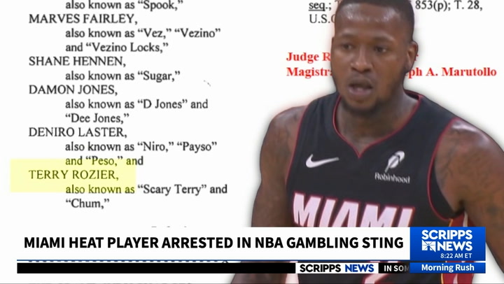 Miami Heat's Terry Rozier Indicted in NBA Game-Fixing Scandal