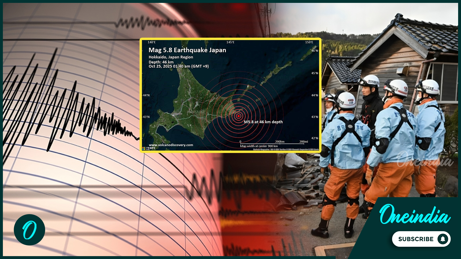 Earthquakes strike Hokkaido, Japan: Magnitude 5.7 and 5.8 tremors ...