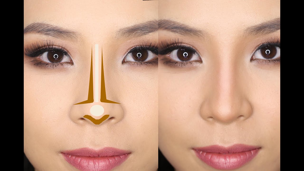 Nose contouring made easy for beginners 👃