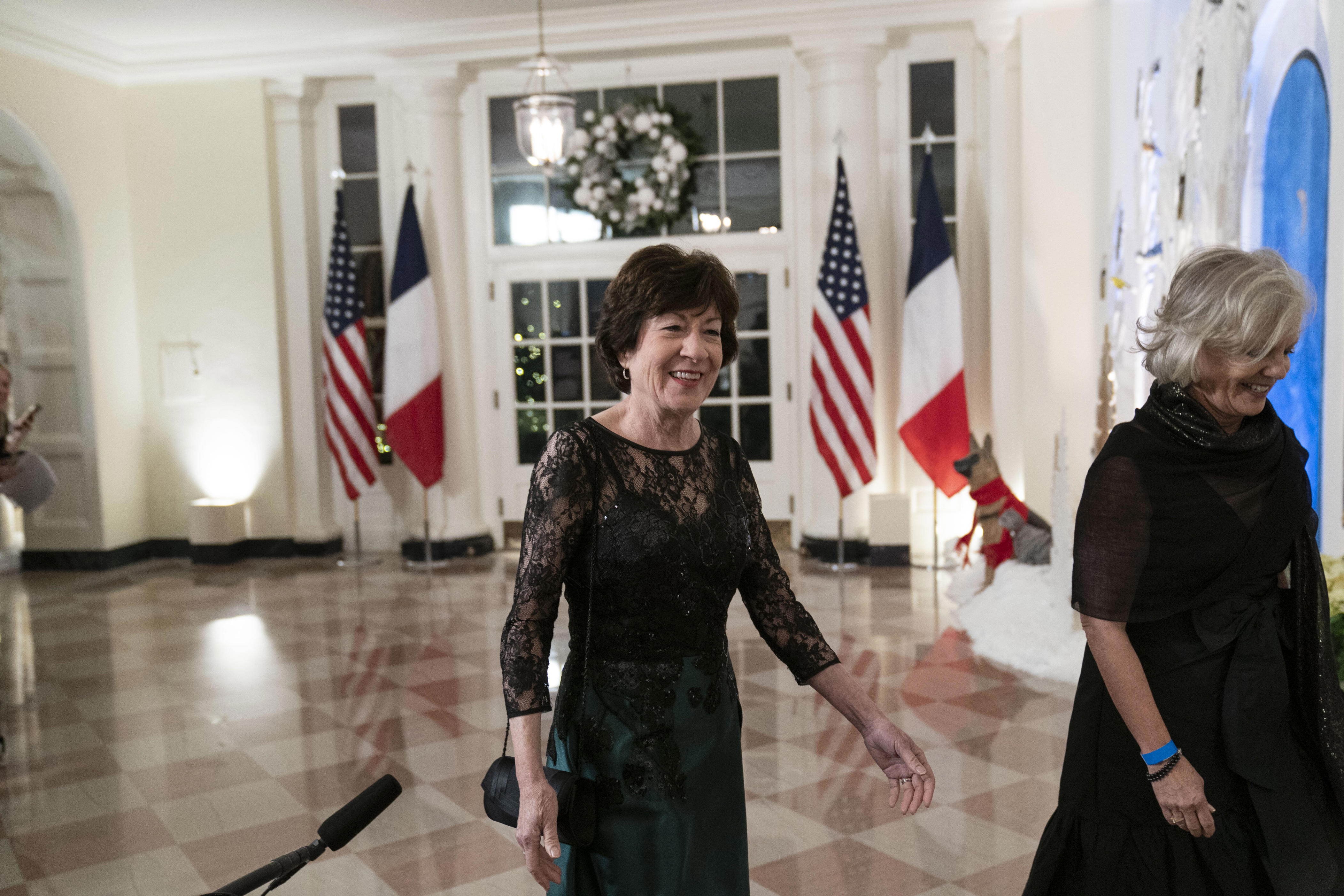 Where is debris from the White House East Wing demolition being taken?