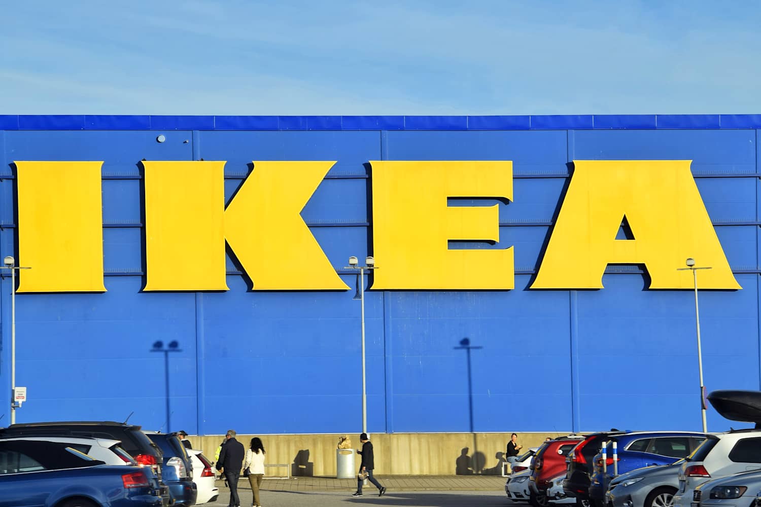 I swore this striking pendant was super high-end (it's $200 and from IKEA!)