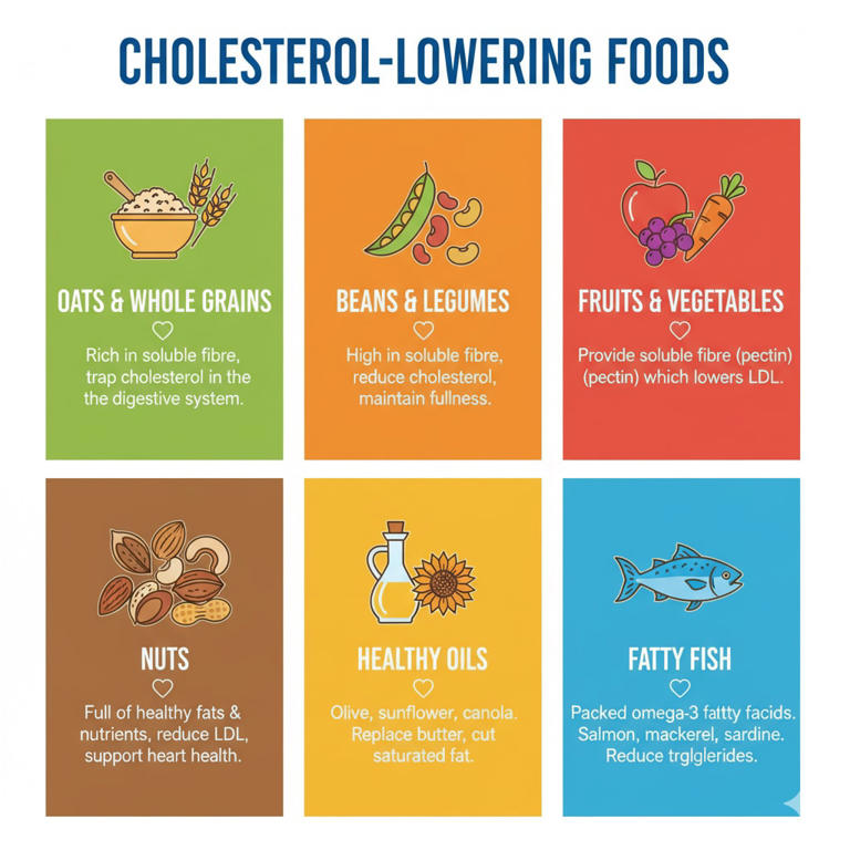 Cardiologist shares 6 foods to eat to lower cholesterol: Walnuts, okra ...