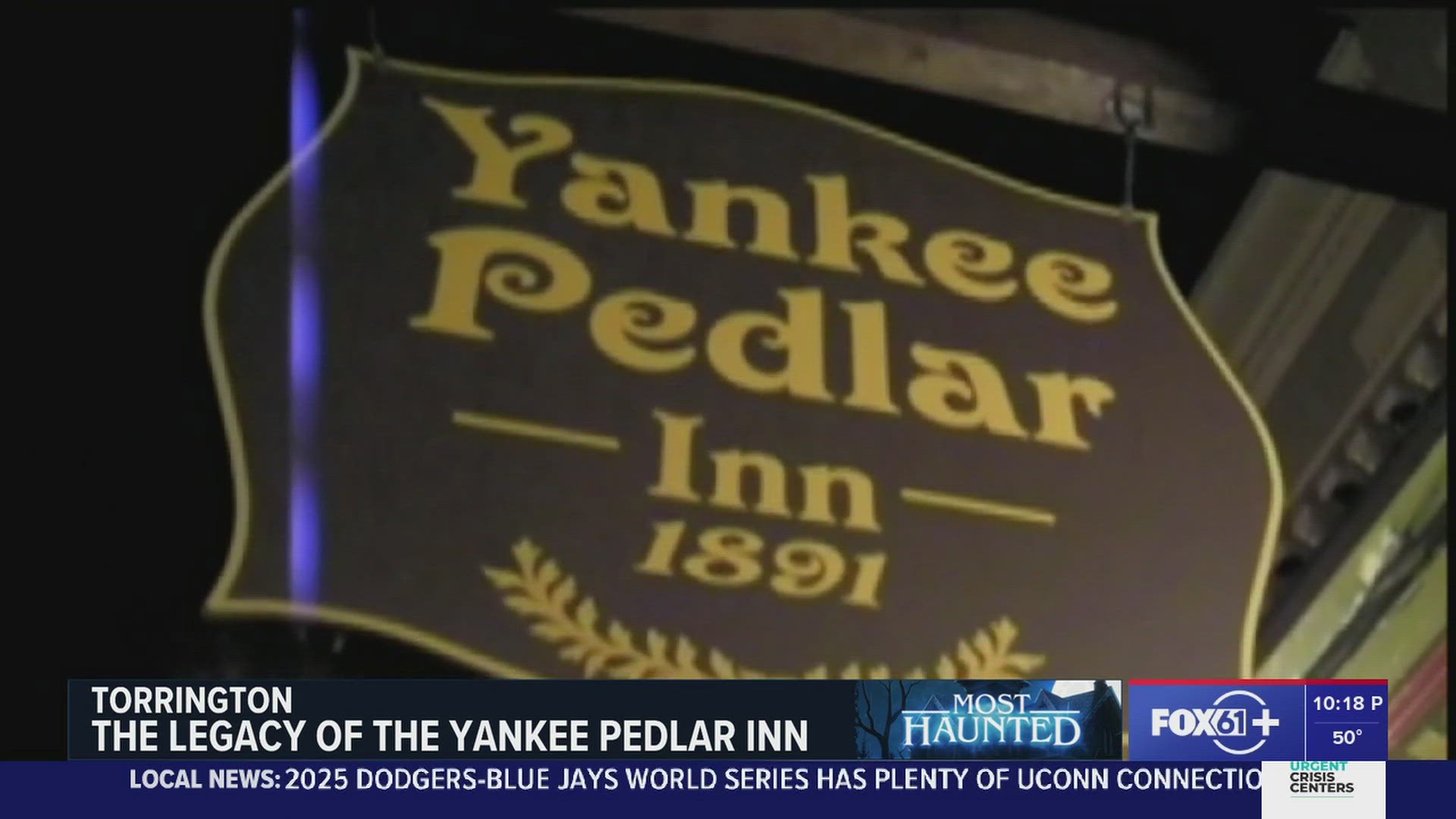 The Yankee Pedlar Inn in Torrington is known for its paranormal activity