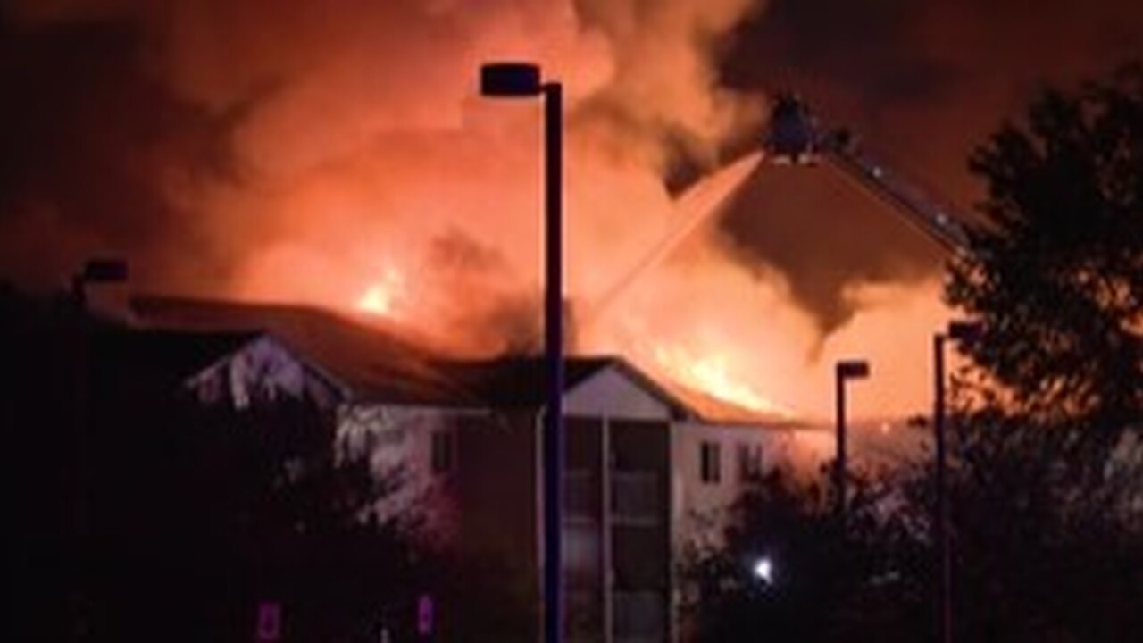 Massive fire at Southgate American House