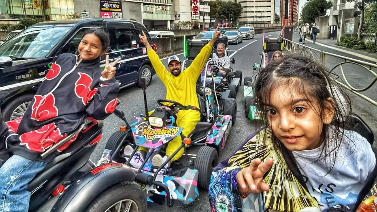 Jay Bhanushali bonds with daughters on a 10-day Japan getaway; says ...