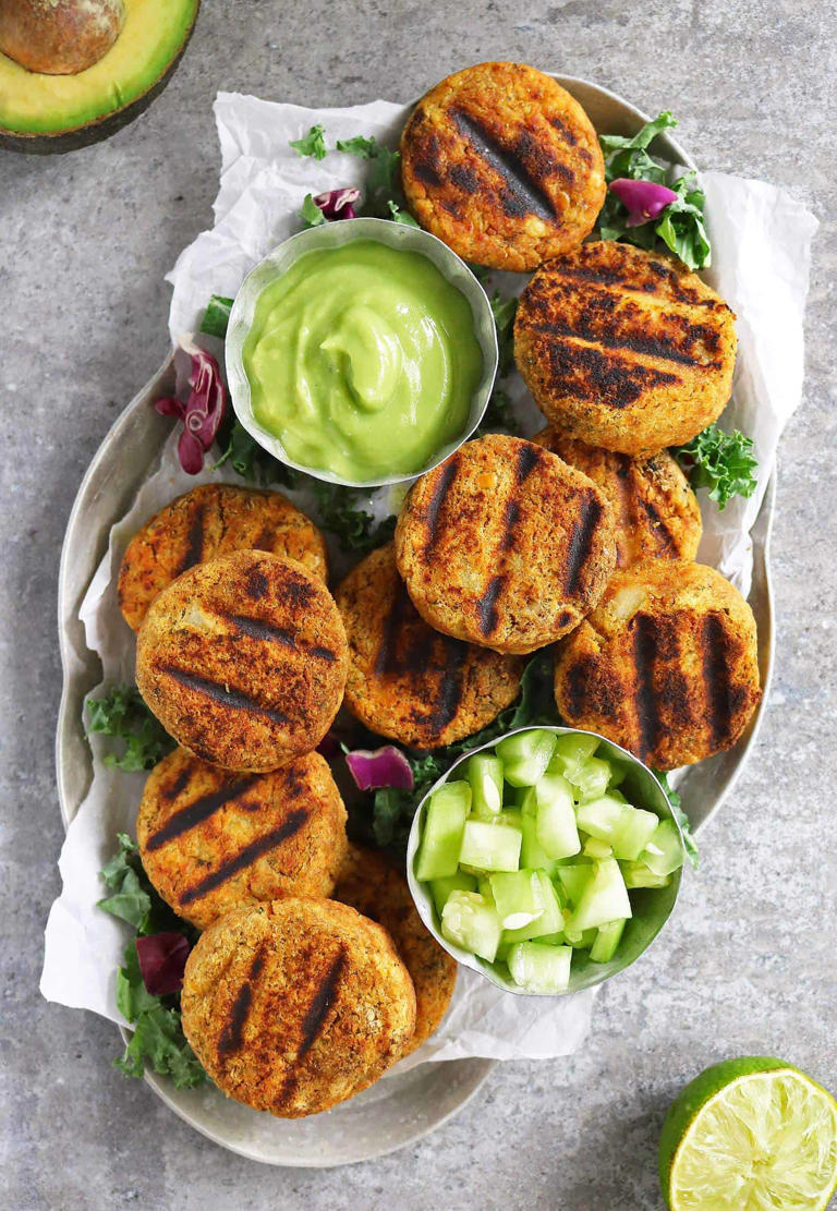 Easy Baked Purple Sweet Potato Fritters
