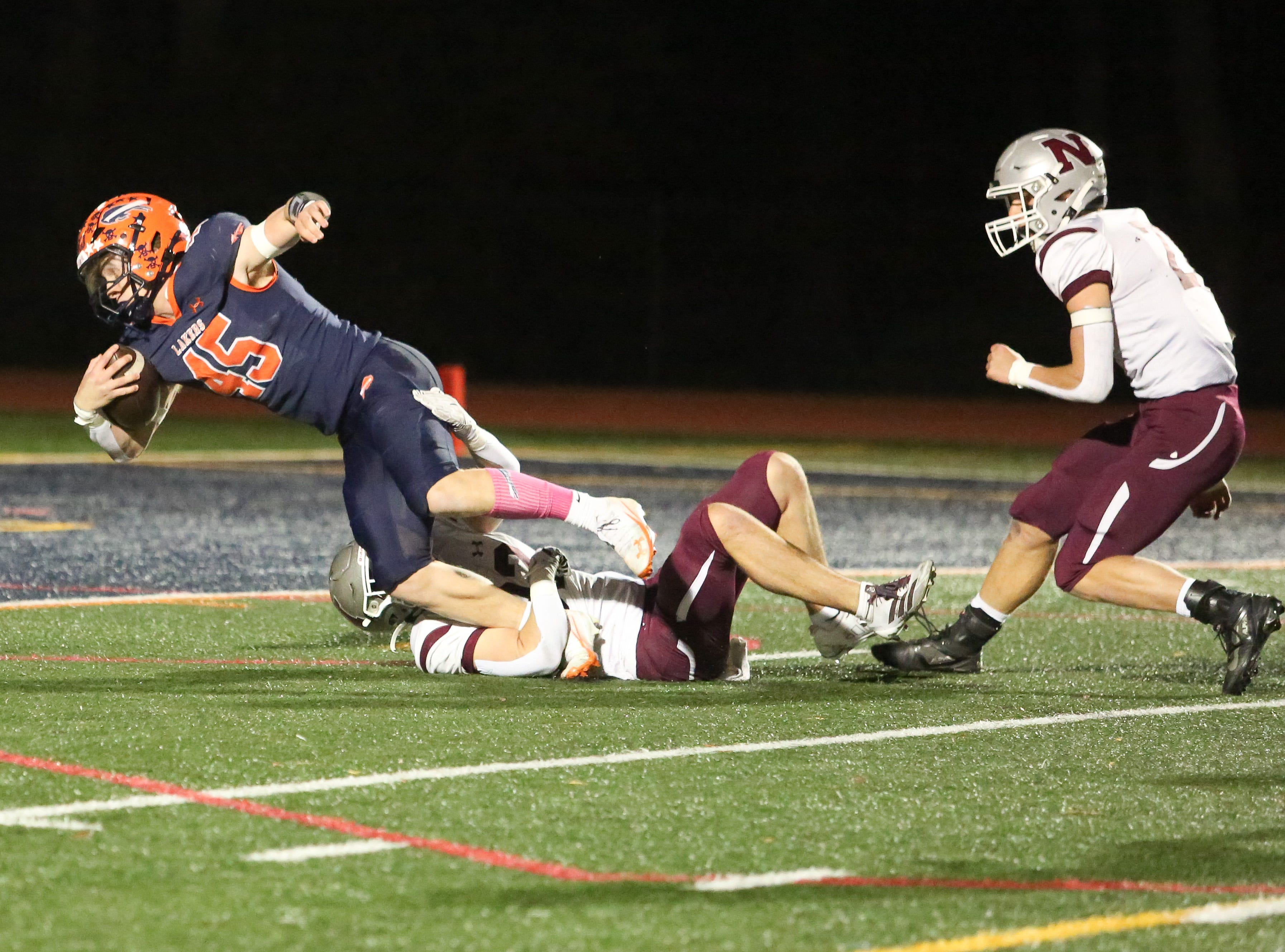 Mountain Lakes football caps regular season with big win over Newton