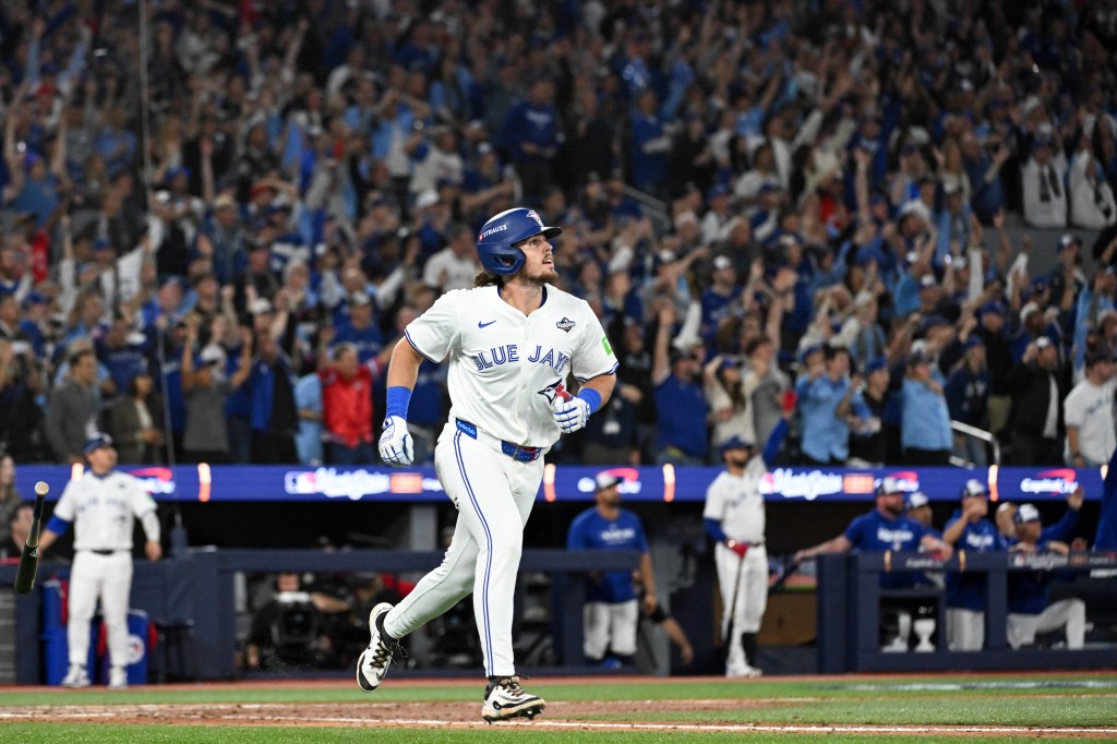 Addison Barger smacks historic grand slam in wild nine-run Blue Jays ...