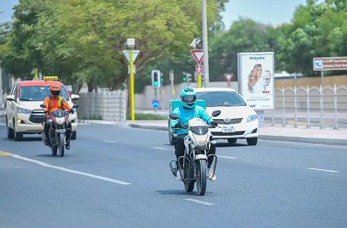 ‘Bear with us if we're late’: Dubai delivery riders welcome fast-lane ban