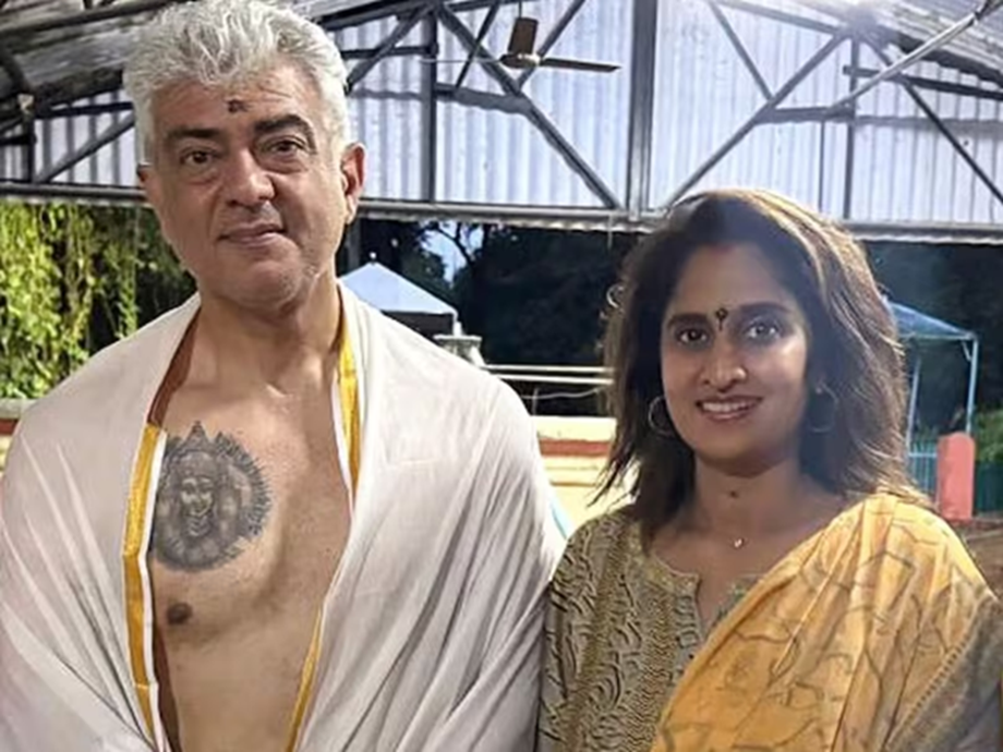 Ajith Kumar: Ajith Kumar flaunts a tattoo depicting a goddess on his ...