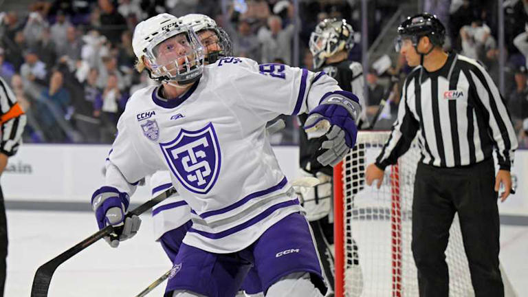 St. Thomas Hockey Opens New Arena with Two Overtime Games