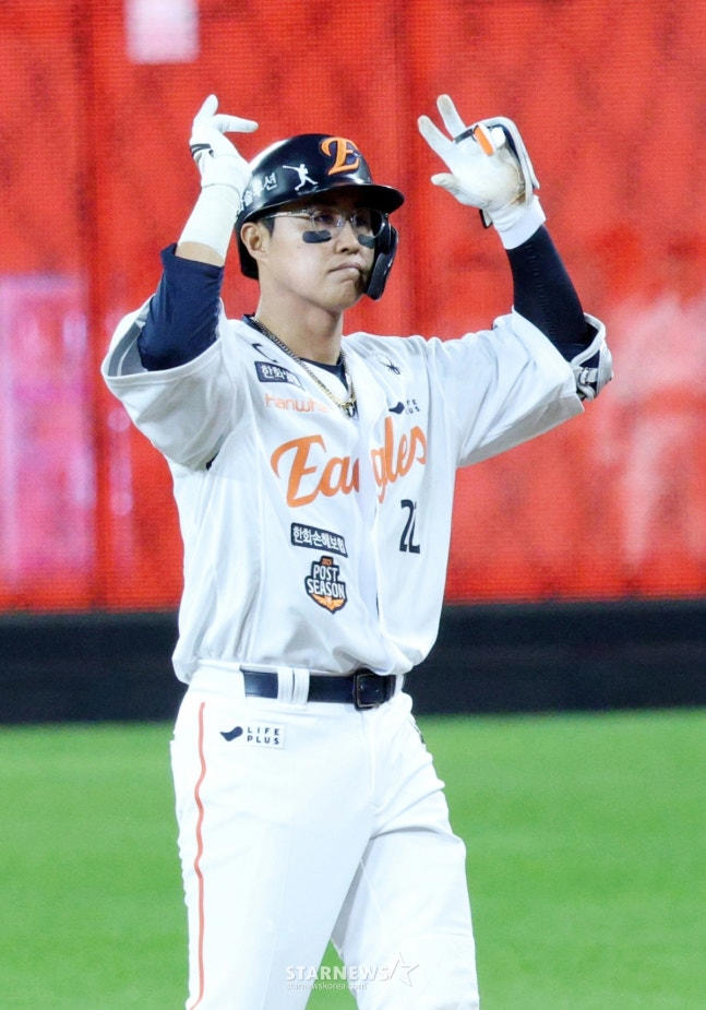 '떠나고 LG KS 우승' 캡틴 채은성도 기회가 왔다 "여러 감정이 오가네요... 기대가 큽니다" [PO5 현장인터뷰]