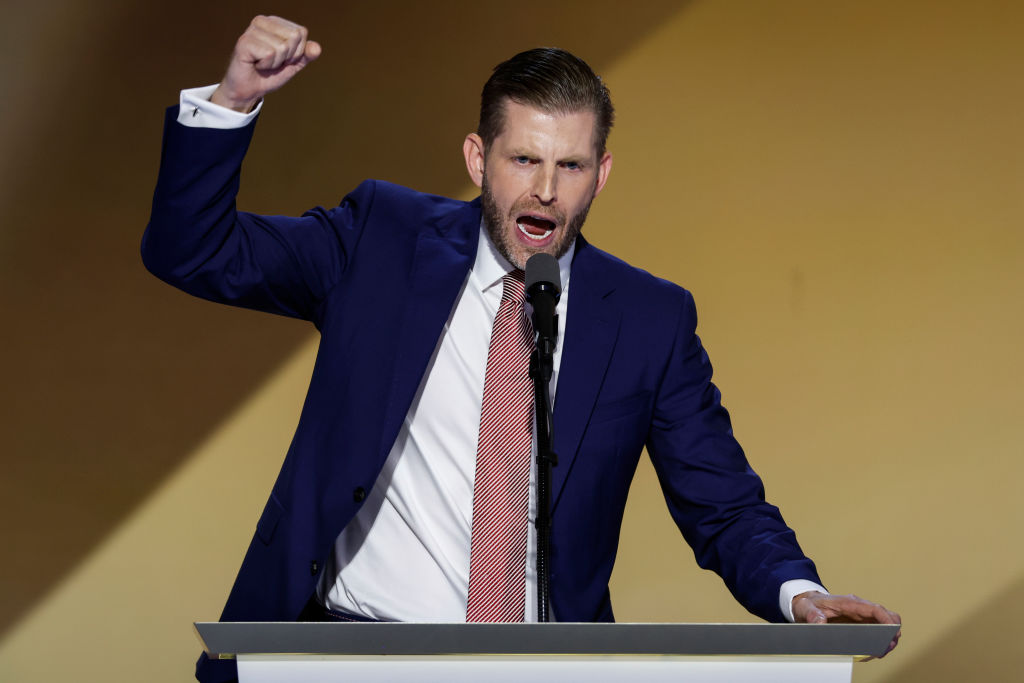 Eric Trump Defends Father’s Presidency