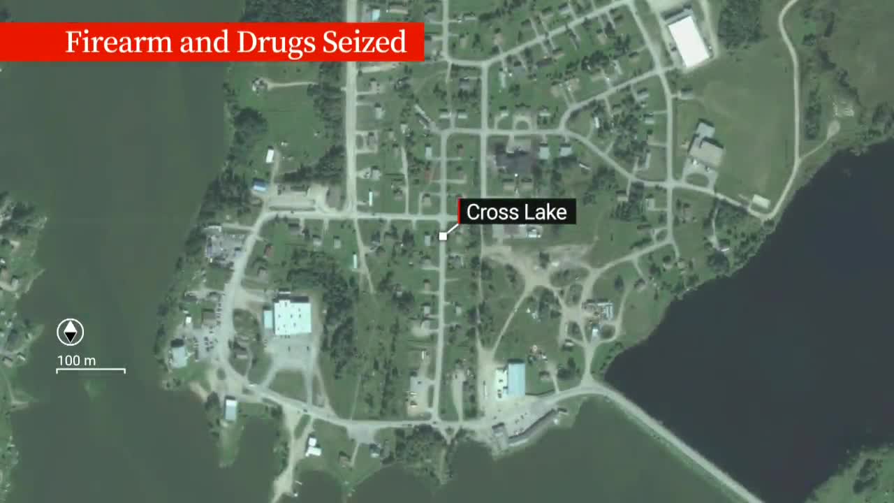 Drugs and firearms seized in Cross Lake