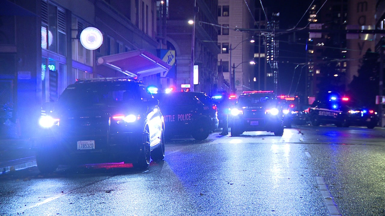 Seattle police arrest 2, seek third in armed robbery downtown