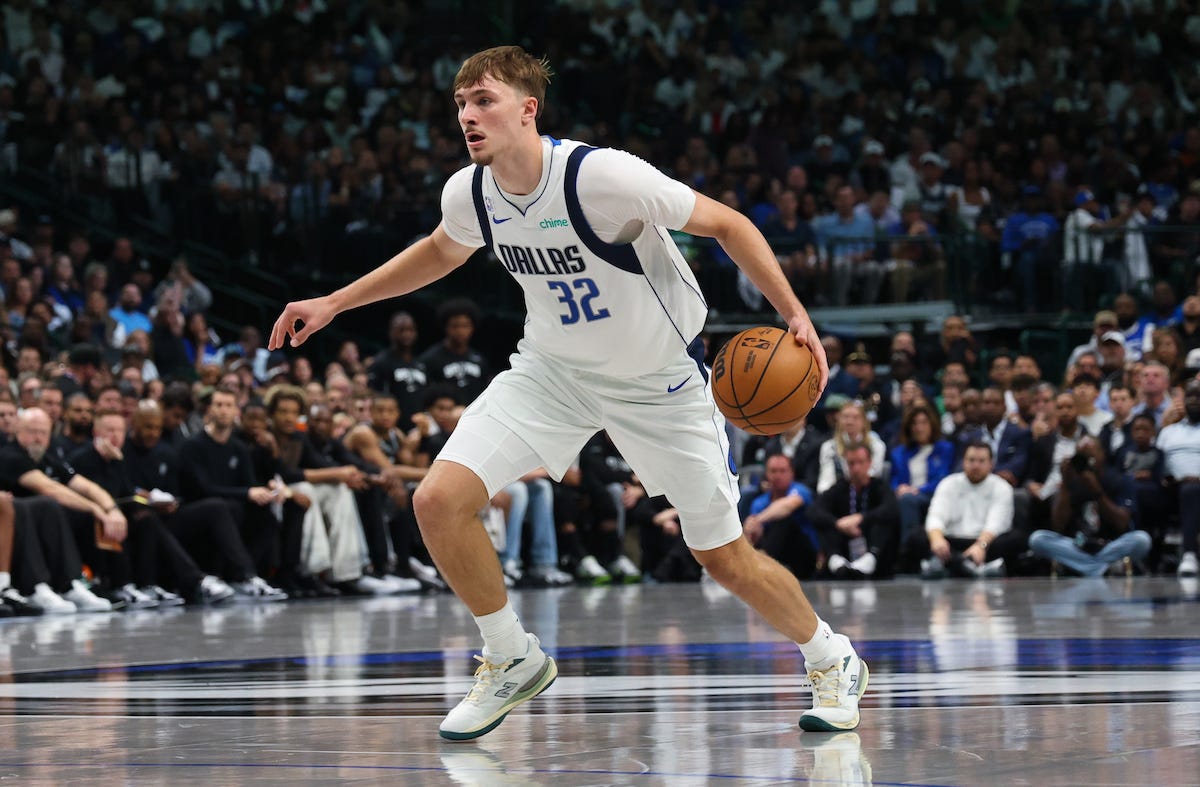 Cooper Flagg listed as available for Mavericks vs. Pelicans