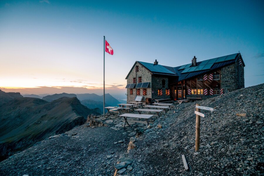 Hike Hut to Hut in the Alps in Switzerland