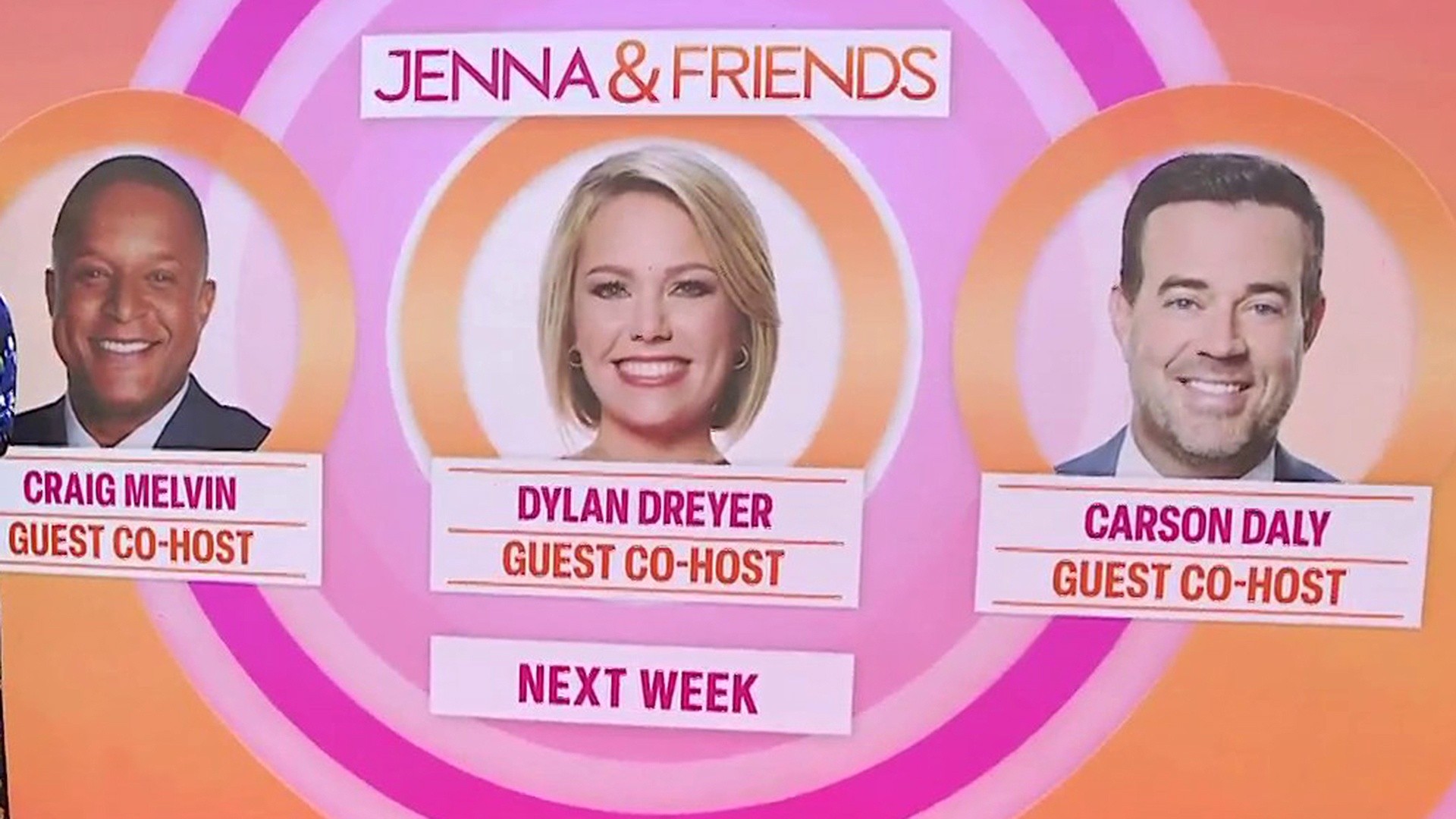 See the Jenna & Friends Guest Co-Hosts for the Week of Nov. 3