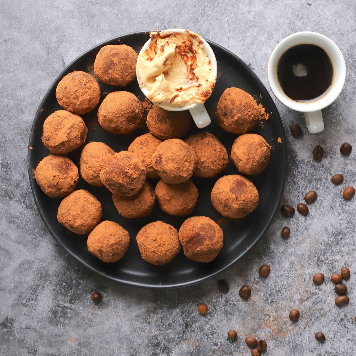 No Bake Low Carb Tiramisu Protein Balls
