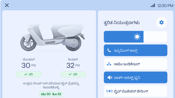 Ather Rizta Gets Kannada Language Option For Dashboard Interface