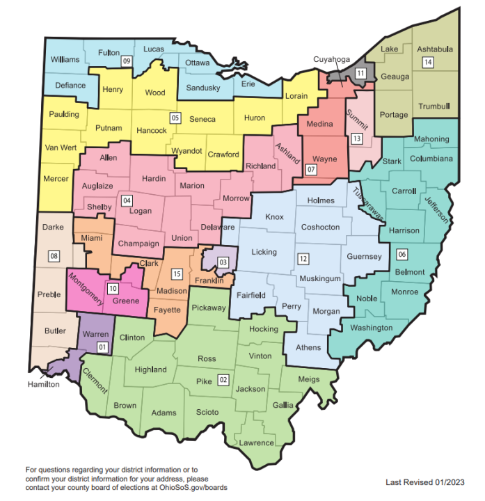 Redistricting commission unanimously approves new Ohio Congressional map