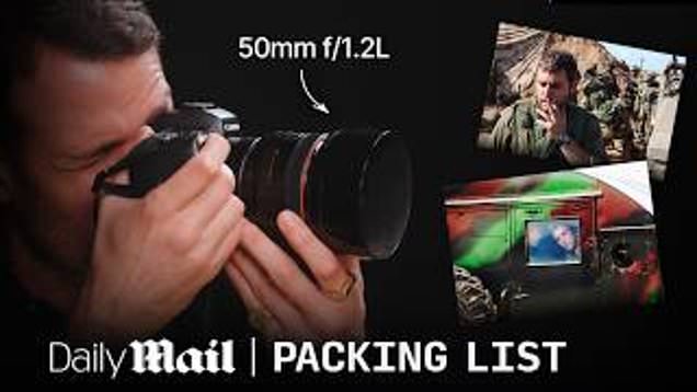 Veteran war photographer shares the gear that's kept him alive in ...