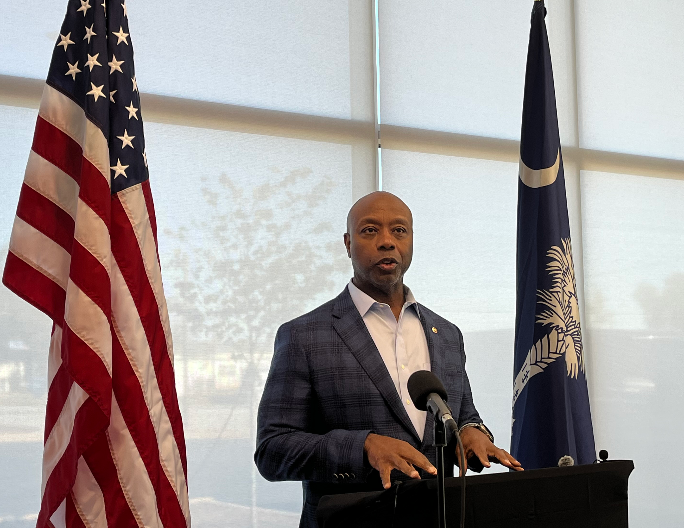 US Senator Tim Scott speaks on Government shutdown