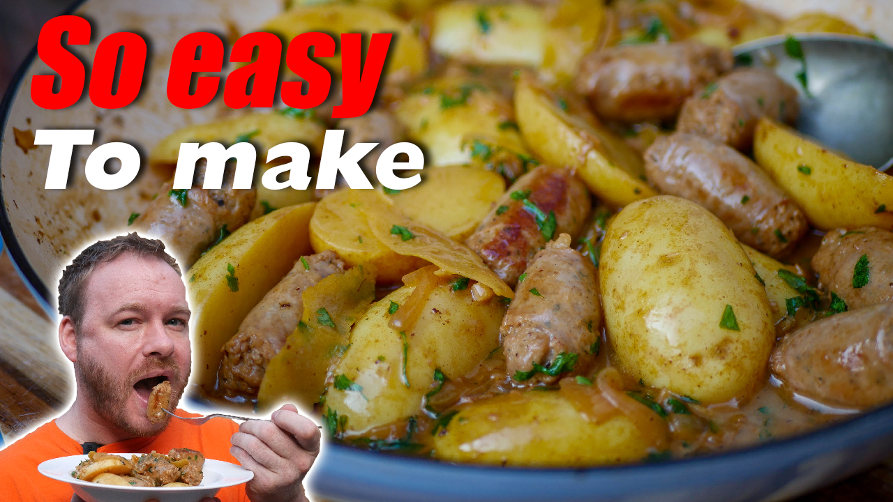 One-Pan Italian Sausages with Zesty Lemon Potatoes