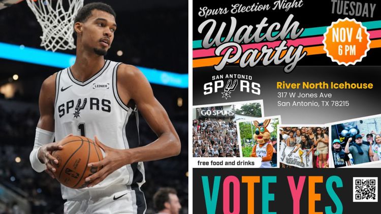Wembanyama rises to the top in NBA MVP projections; Spurs Election ...