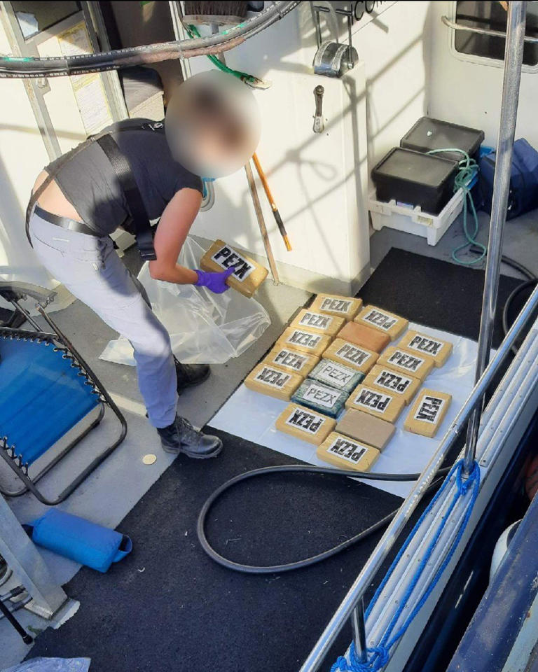 Fishing boat linked to cocaine plot up for auction