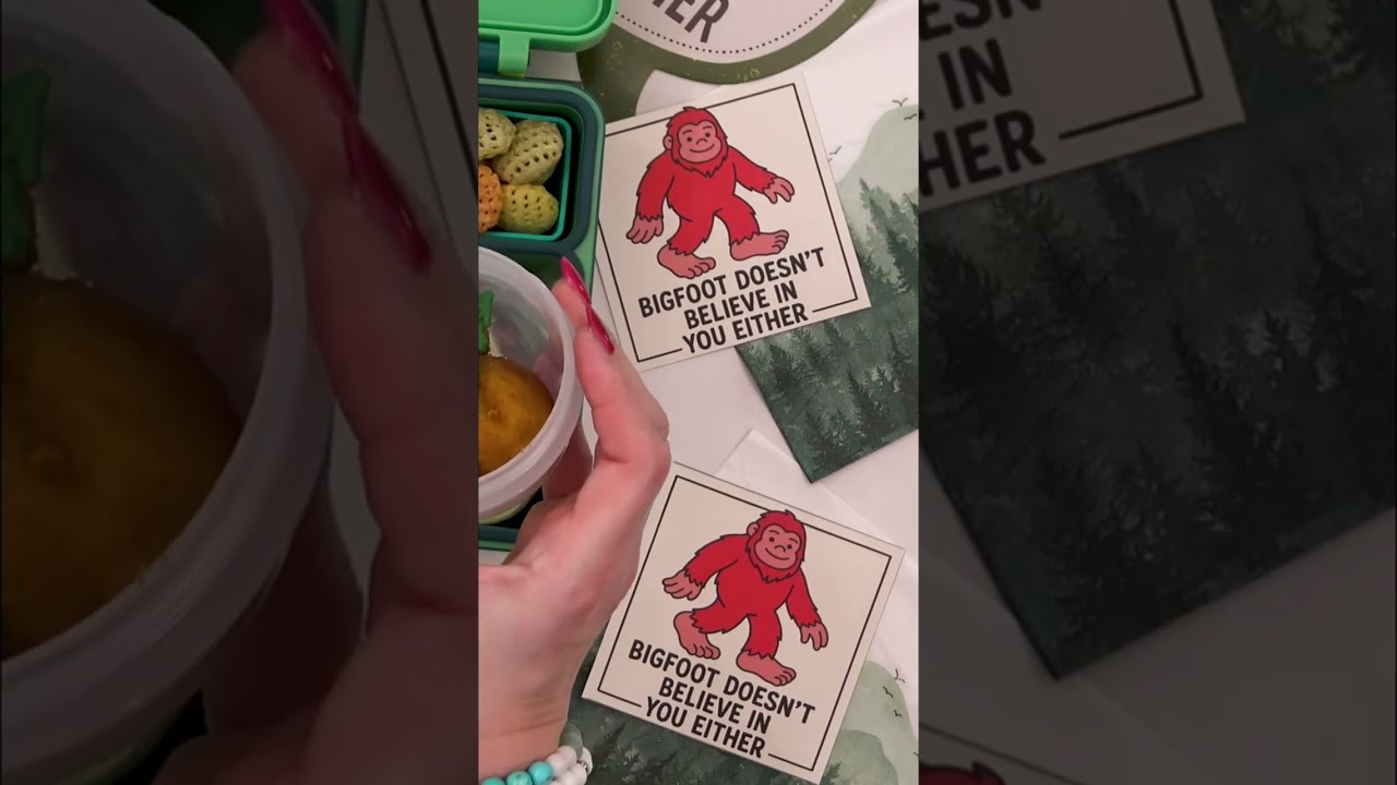 Bigfoot's feast: Pumpkin spice treats & swamp juice! #shorts