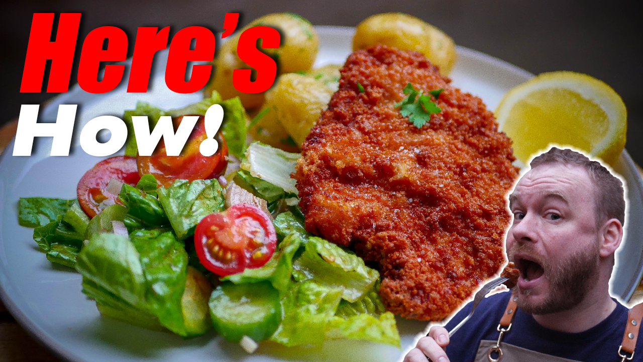 How do you get teeth shatteringly CRISPY pork schnitzel