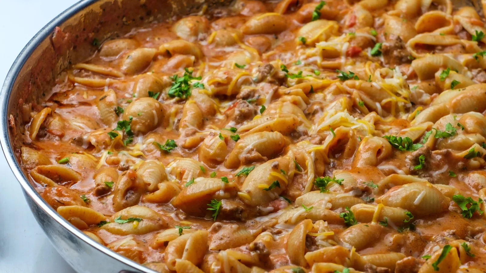 Our one pot goulash combines three types of tomatoes for ultimate comfort