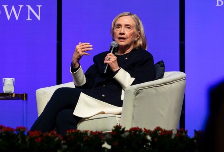 Hillary Clinton offers some praise for Trump over Israel-Hamas ceasefire