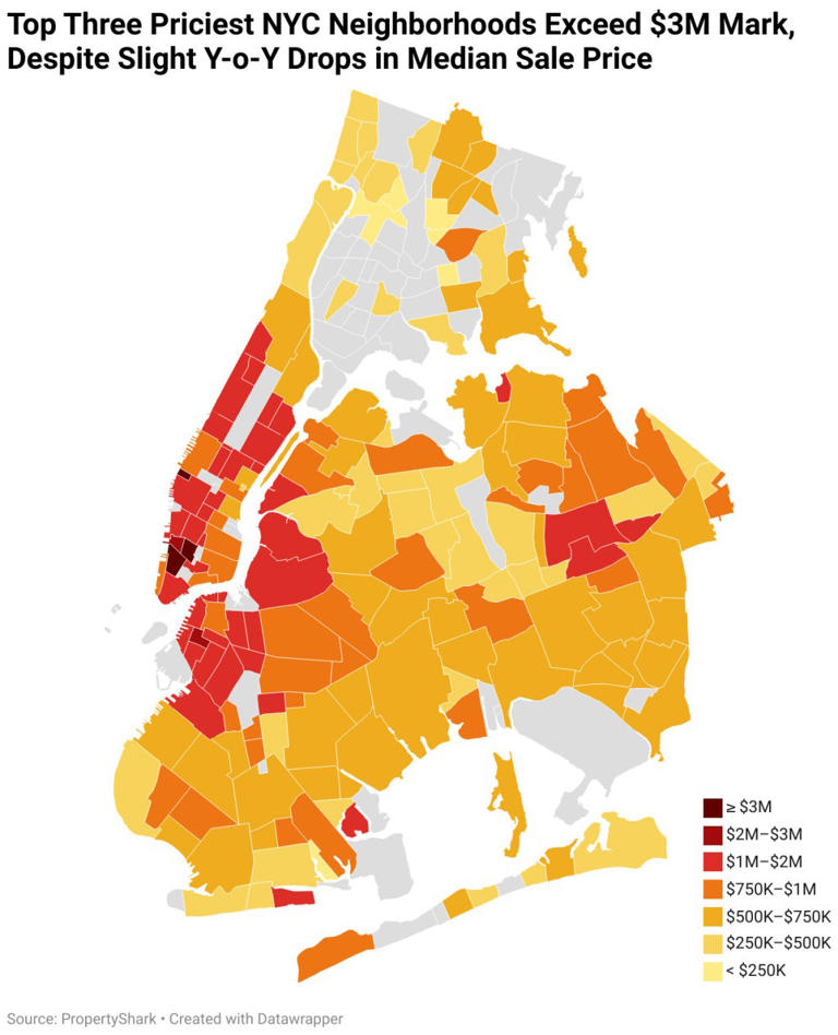 NYC’s median home sale price soared to a record high — with 1 borough ...