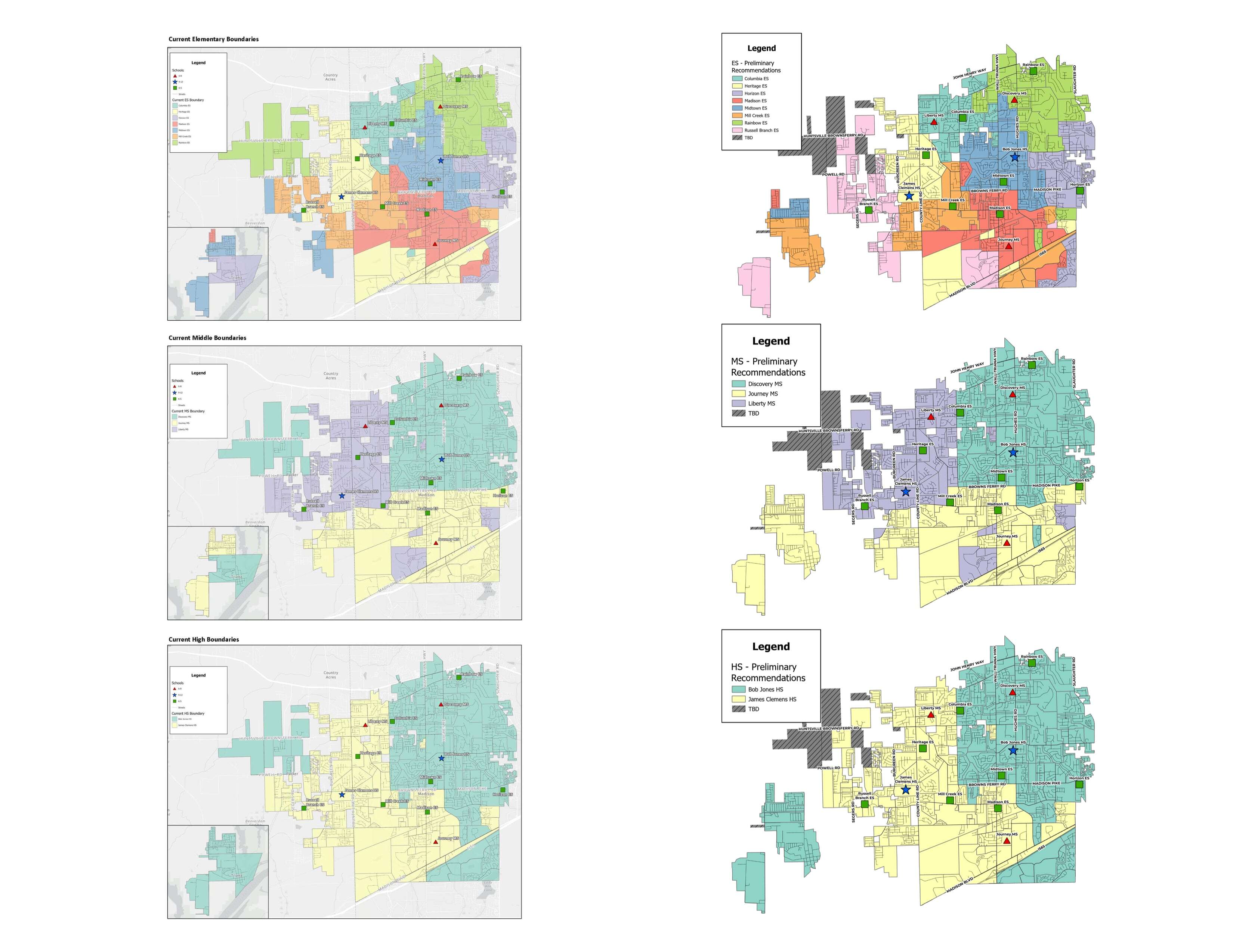 Madison City is getting new school zones: Here are the proposed maps
