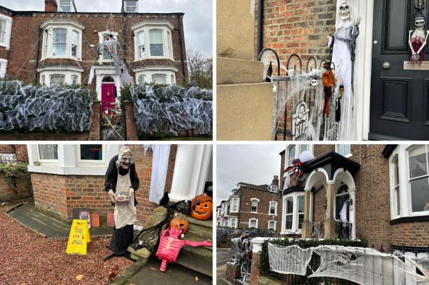 Giant spiders, witches and clowns: The Darlington street going all out ...