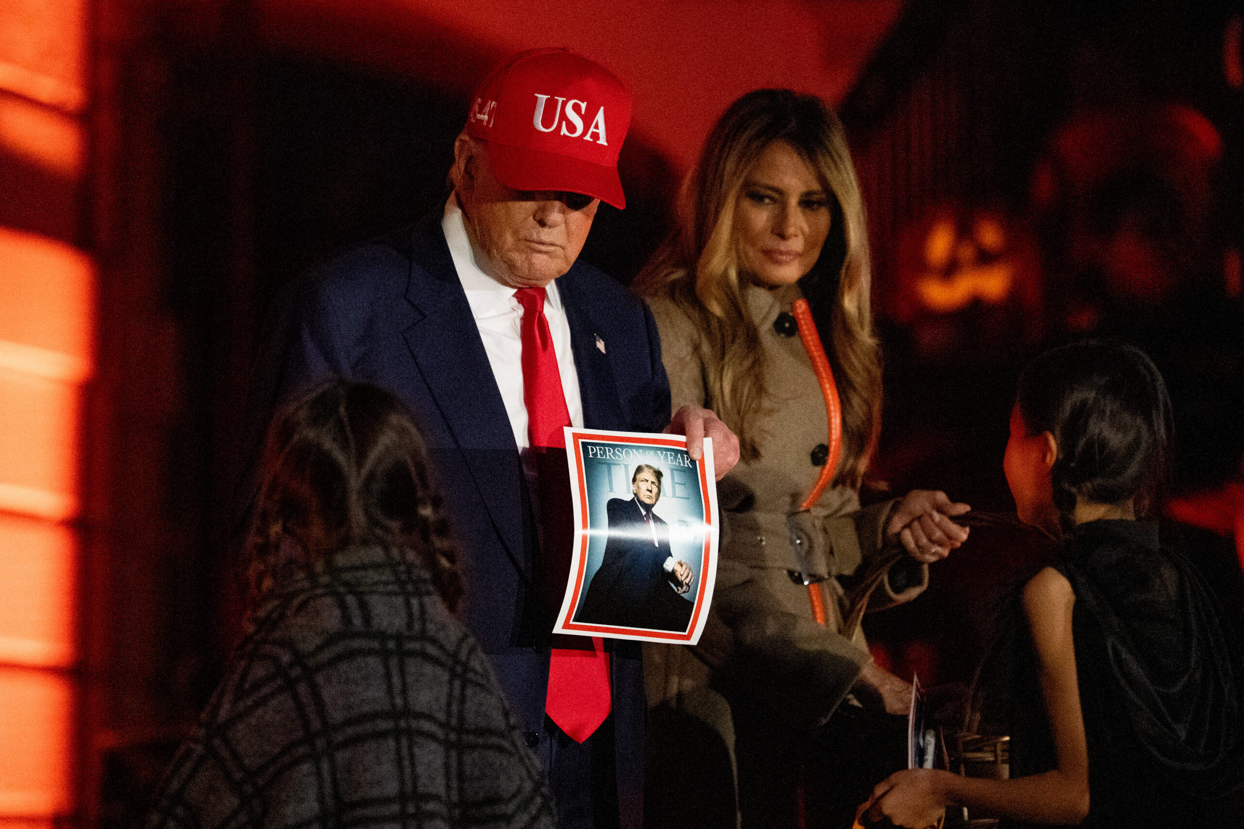 President Trump and First Lady host Trick-Or-Treaters at the White ...
