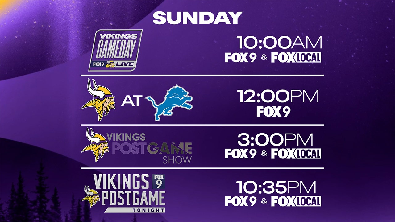 Vikings-Lions: How to watch the game on FOX 9